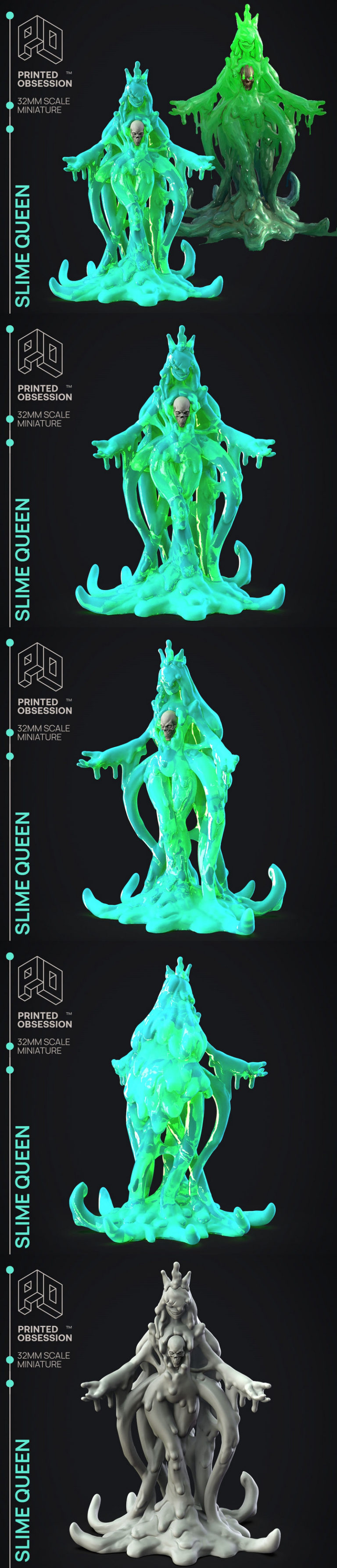 Desire FX 3d models | Slime Queen – 3D Print Model