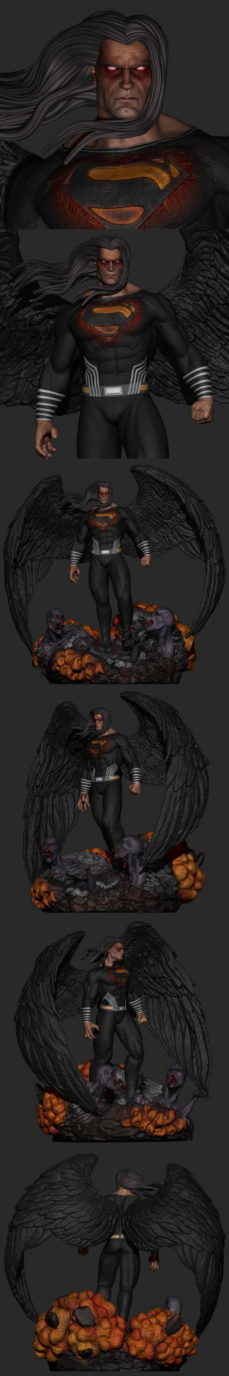 Desire FX 3d models | Superman Devil Statue – 3D Print Model