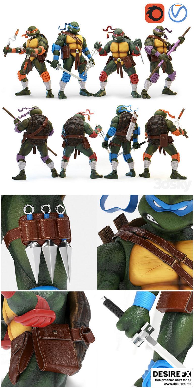 Desire FX 3d models | Teenage Mutant Ninja Turtles (TMNT) – 3D Model