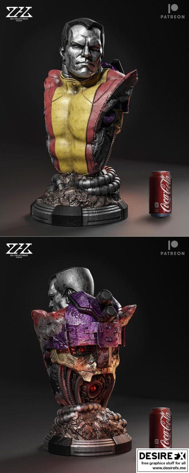 Desire FX 3d models | ZEZ Studios – Colossus Bust – 3D Print Model STL