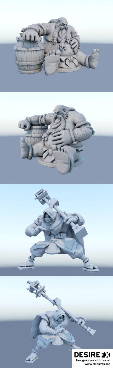 Desire FX 3d models | League of Legends – Gragas and Jax – 3D Print ...