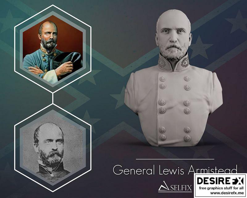 Desire FX 3d models | General Lewis Armistead Brigadier General of the ...