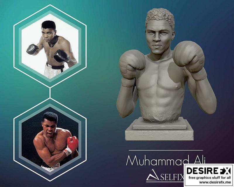 Desire FX 3d models | Muhammad Ali American professional boxer 3D model ...