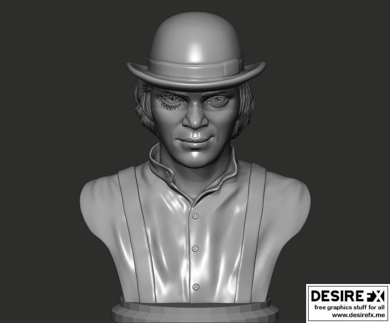 Desire FX 3d models | A Clockwork Orange Alex character 3D print model
