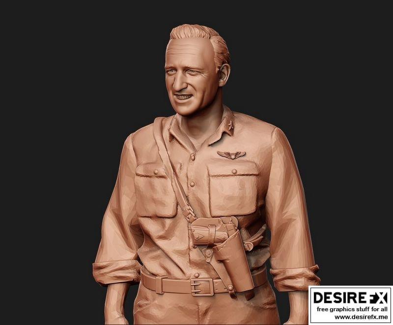 Desire FX 3d models | David McCampbell American military pilot 3D print ...