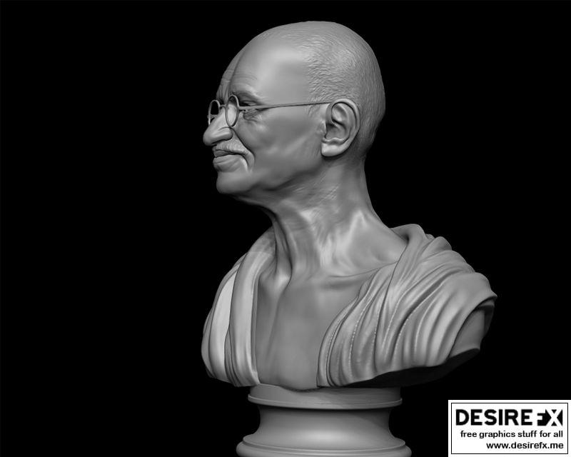 Desire FX 3d models | Mahatma Gandhi Indian political and public figure ...