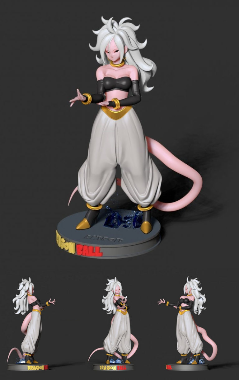 Desire FX 3d models | Android 21 – Dragon Ball Fanart – 3D Print Model