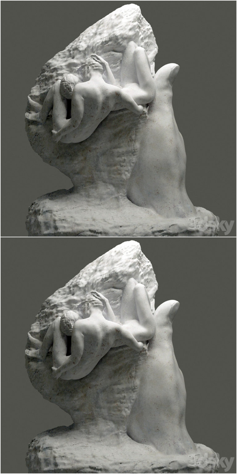 Desire FX 3d models | Auguste Rodin The Hand Of God – 3D Model