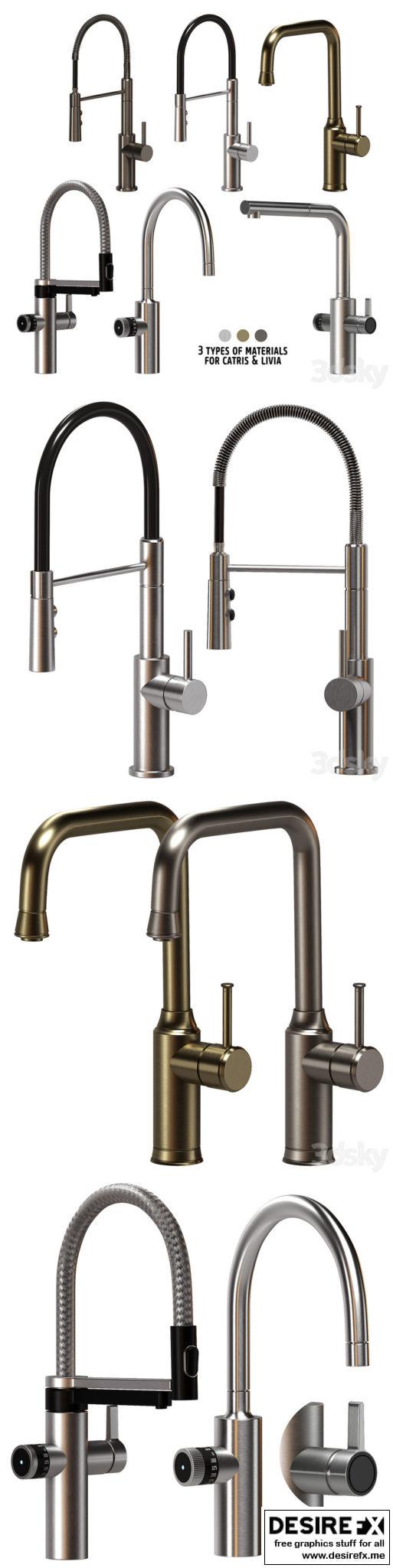 Desire FX 3d models | BLANCO faucet set 01 – 3D Model