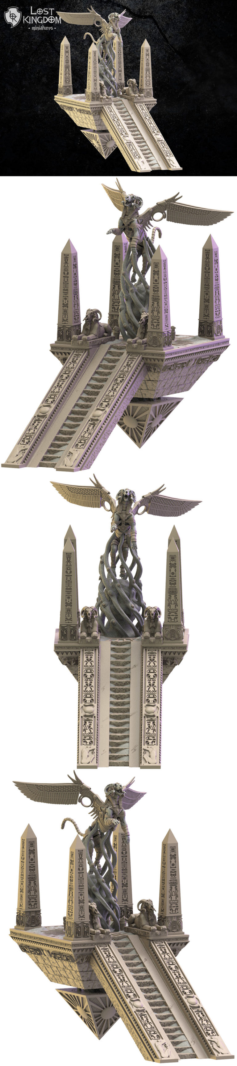 Desire FX 3d models | Criosphinx on Amun-Re Temple – 3D Print Model
