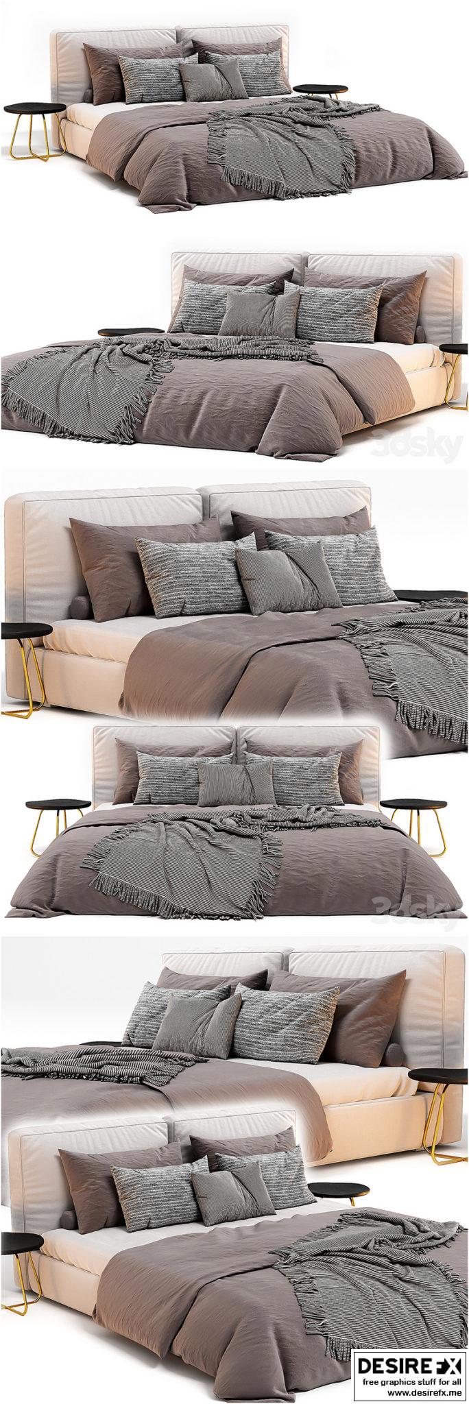 Desire FX 3d models | Dall’Agnese Comfort Bed – 3D Model