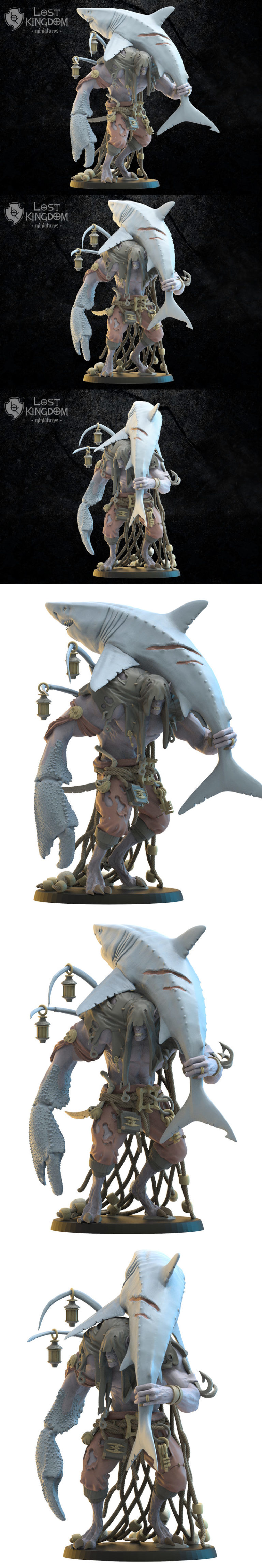 Desire FX 3d models | Eldritch The Claw Vycanthrope Hero – 3D Print Model