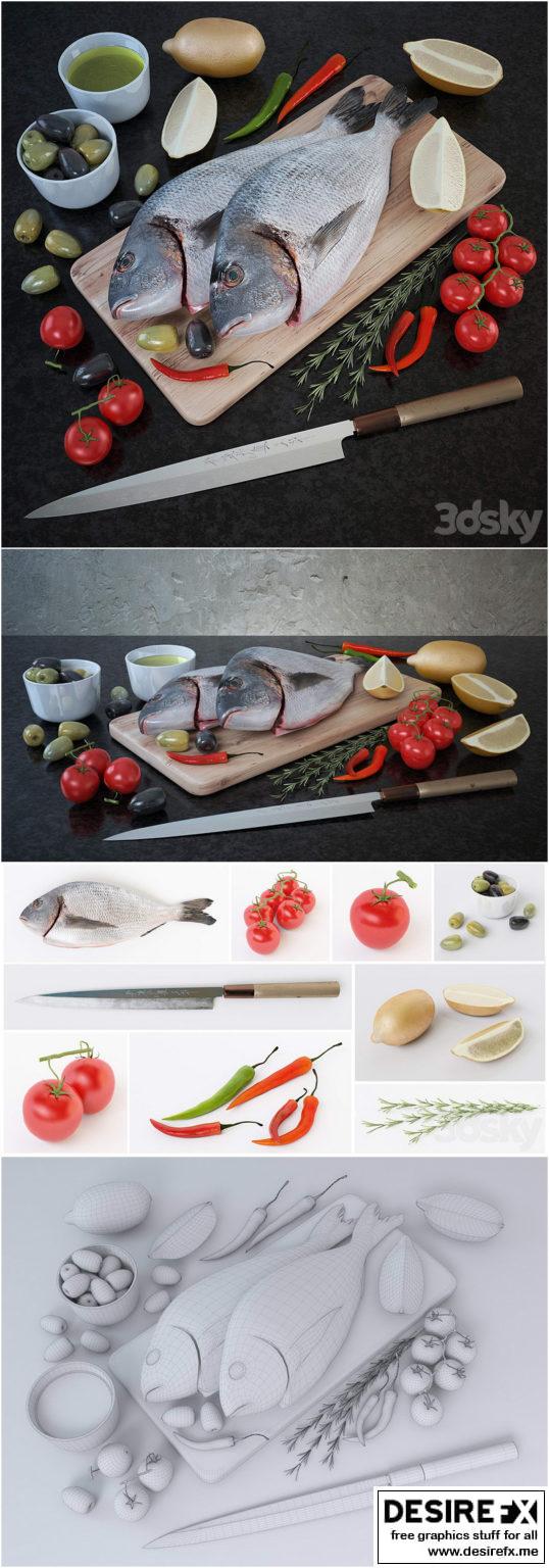 Desire FX 3d models | Fresh fish – 3D Model