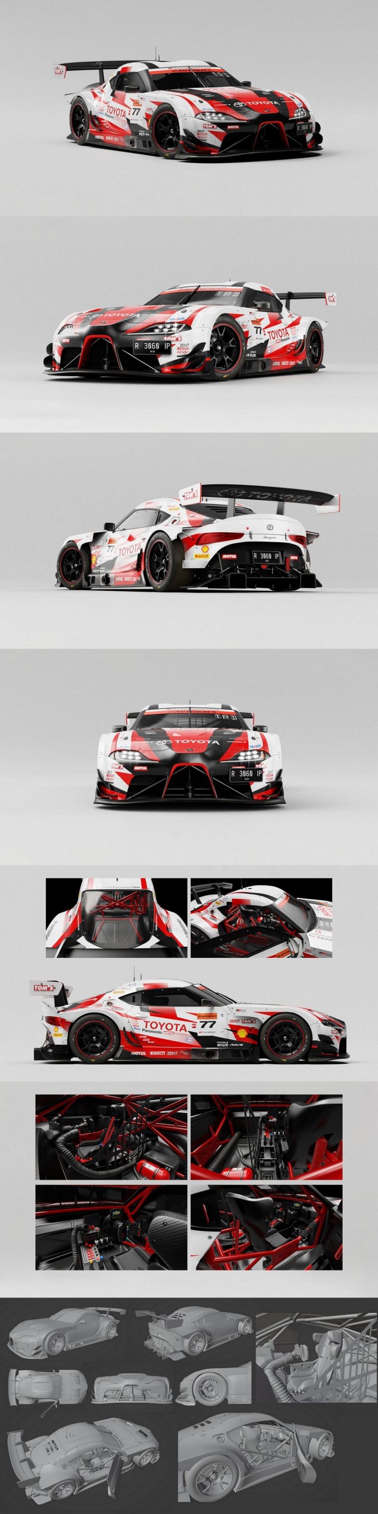 Desire FX 3d models | GR Supra – Super GT300