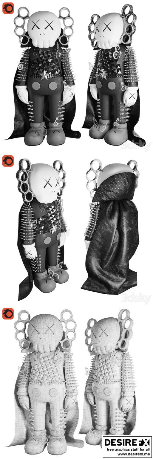 Desire FX 3d models | KAWS DARK – 3D Model