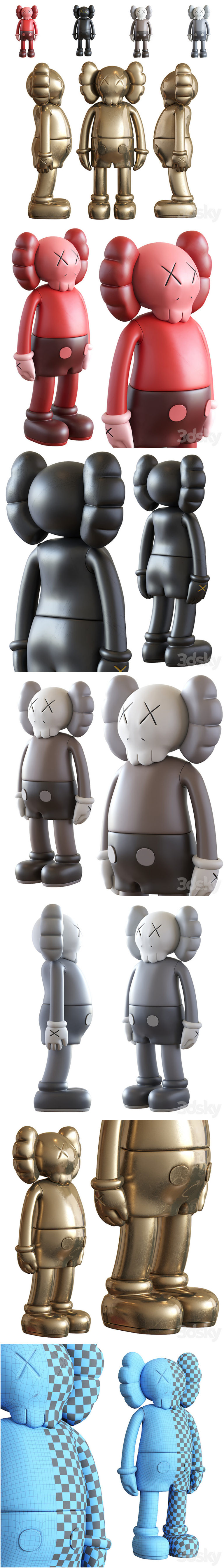 Desire FX 3d models | Kaws – 3D Model