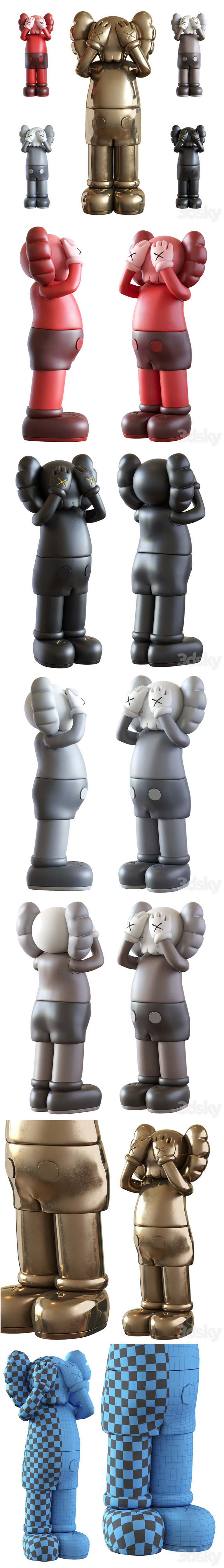 Desire FX 3d models | Kaws Holiday – 3D Model