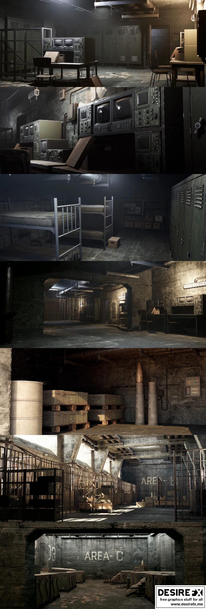Desire FX 3d models | Military Outpost and Bunker Environment