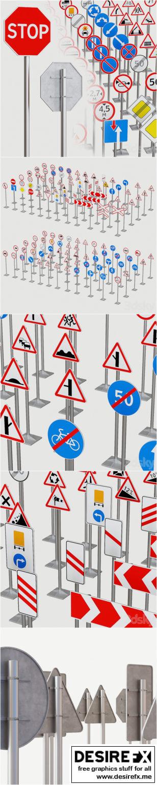Desire FX 3d models | Road signs – 3D Model