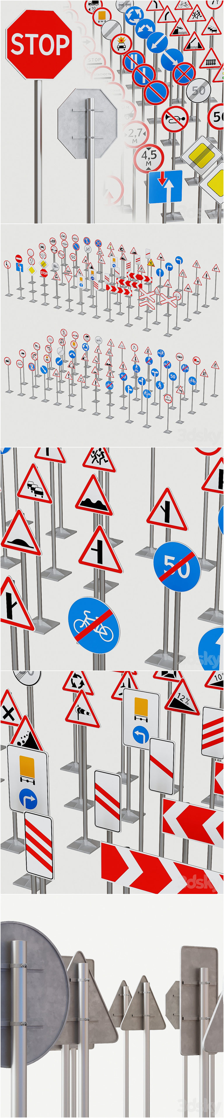 Desire FX 3d models | Road signs – 3D Model