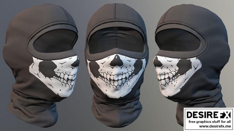 Desire FX 3d models | Balaclava ski mask Low-poly 3D model