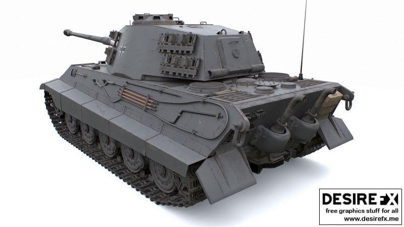 Desire FX 3d models | King Tiger – Tiger 2 3D model