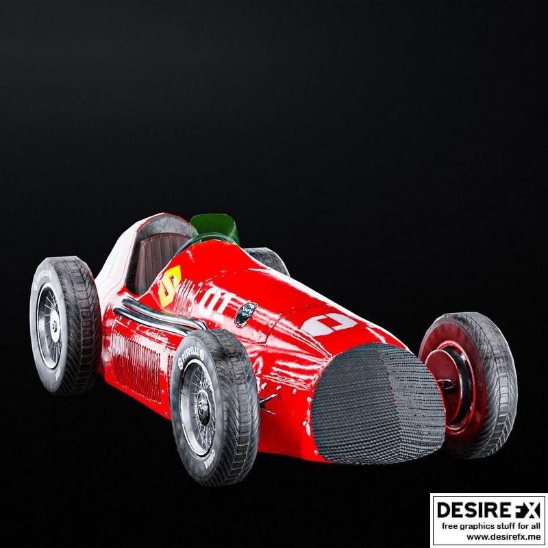 Desire FX 3d models | Car Formula 1-Vintage Racing Stars Low-poly 3D model