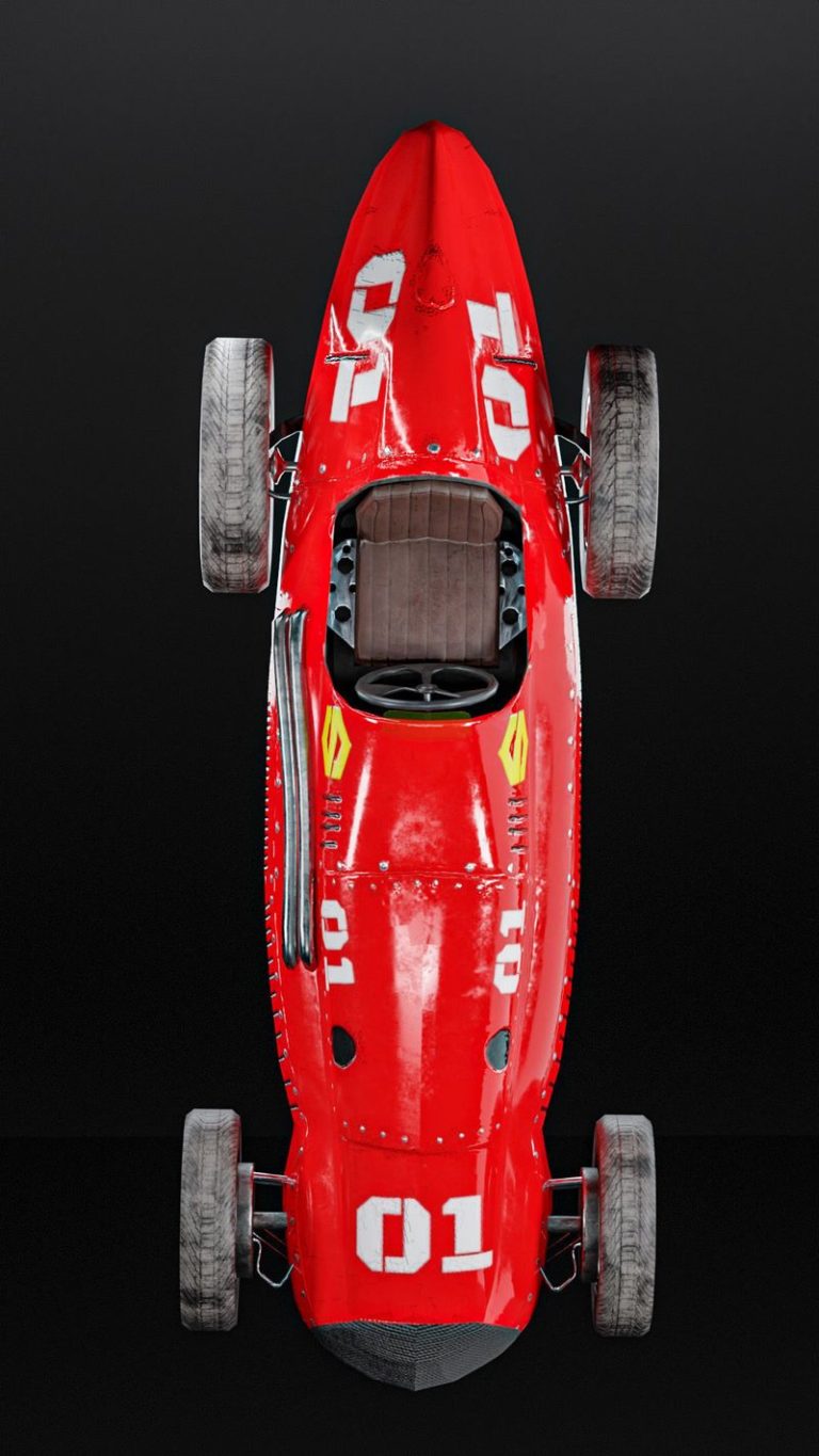 Desire FX 3d models | Car Formula 1-Vintage Racing Stars Low-poly 3D model