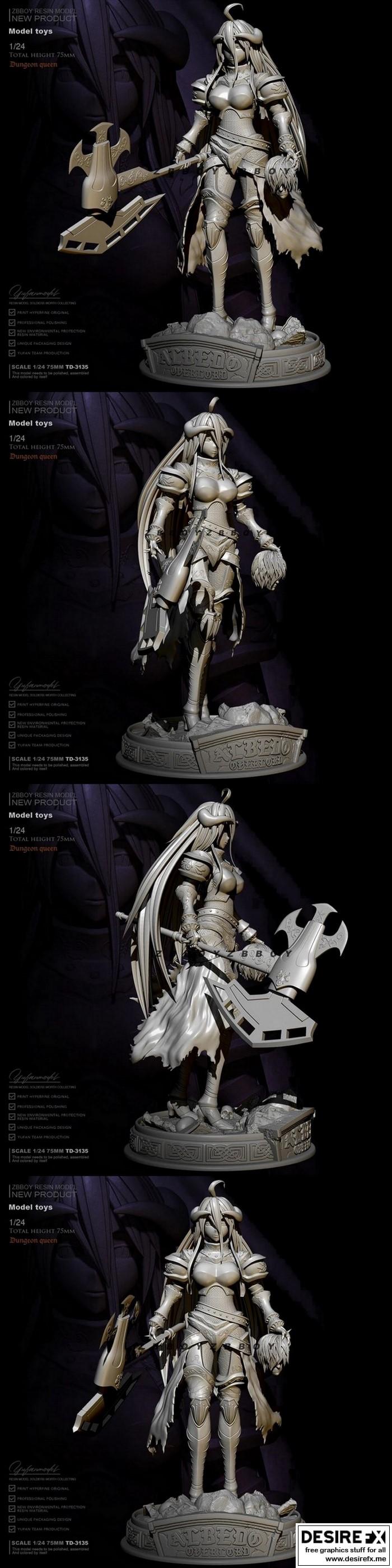 Desire FX 3d models | Albedo – Overlord – 3D Print Model