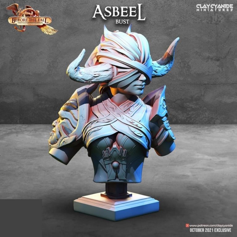 Desire FX 3d models | Asbeel Bust – 3D Print Model