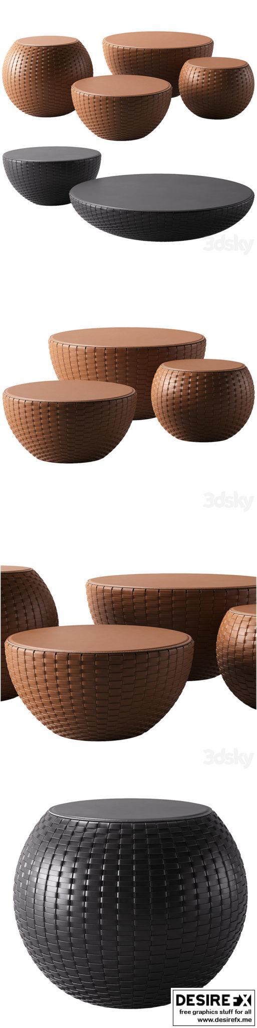 Desire FX 3d models | BONGO KUOIO Tables Meridiani – 3D Model