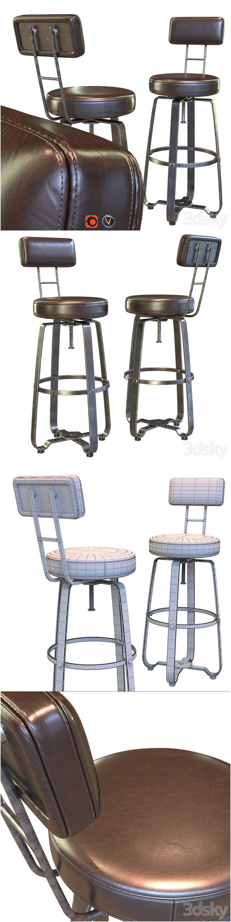 Desire FX 3d models | Bar Chair Chicken Run – 3D Model