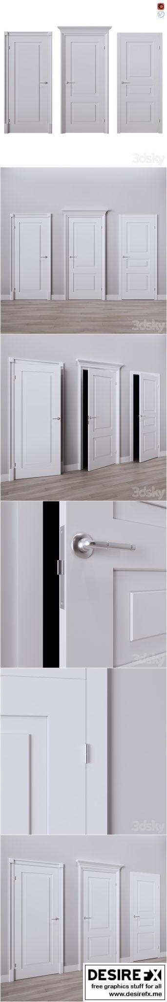 Desire FX 3d models | Belgravia doors Matera Z-DG – 3D Model