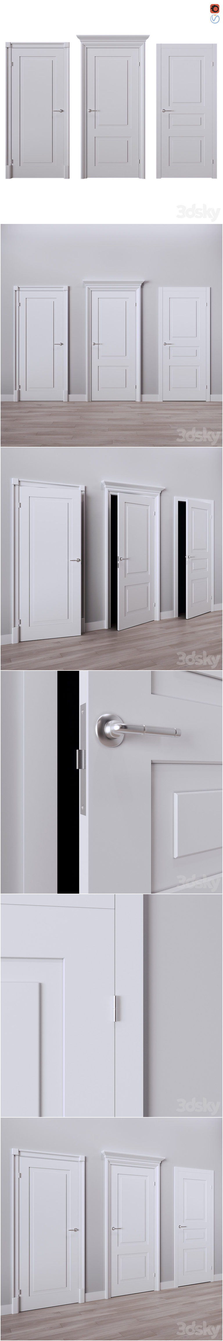 Desire FX 3d models | Belgravia doors Matera Z-DG – 3D Model