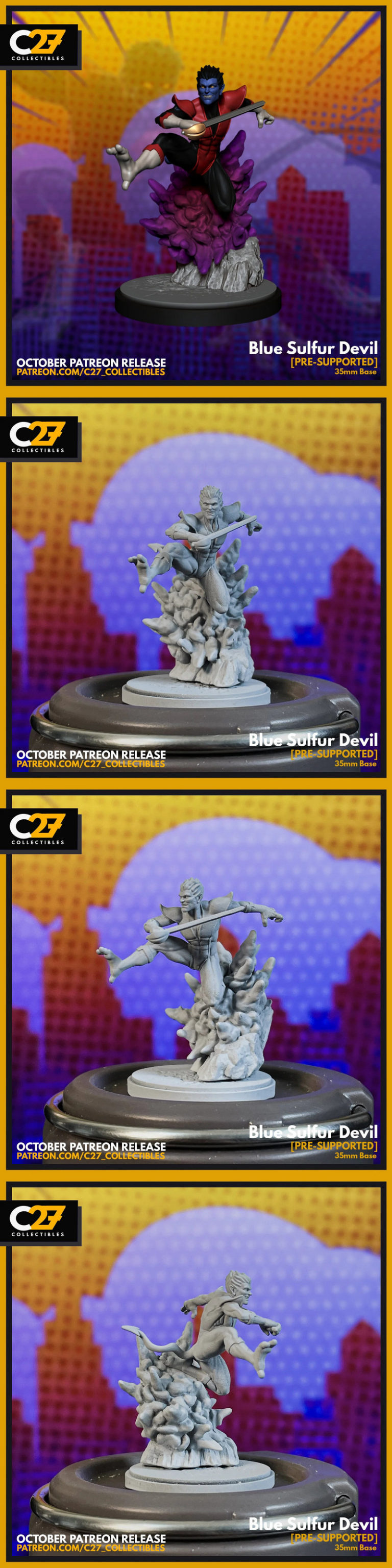 Desire FX 3d models | Blue Sulfur Devil – 3D Print Model
