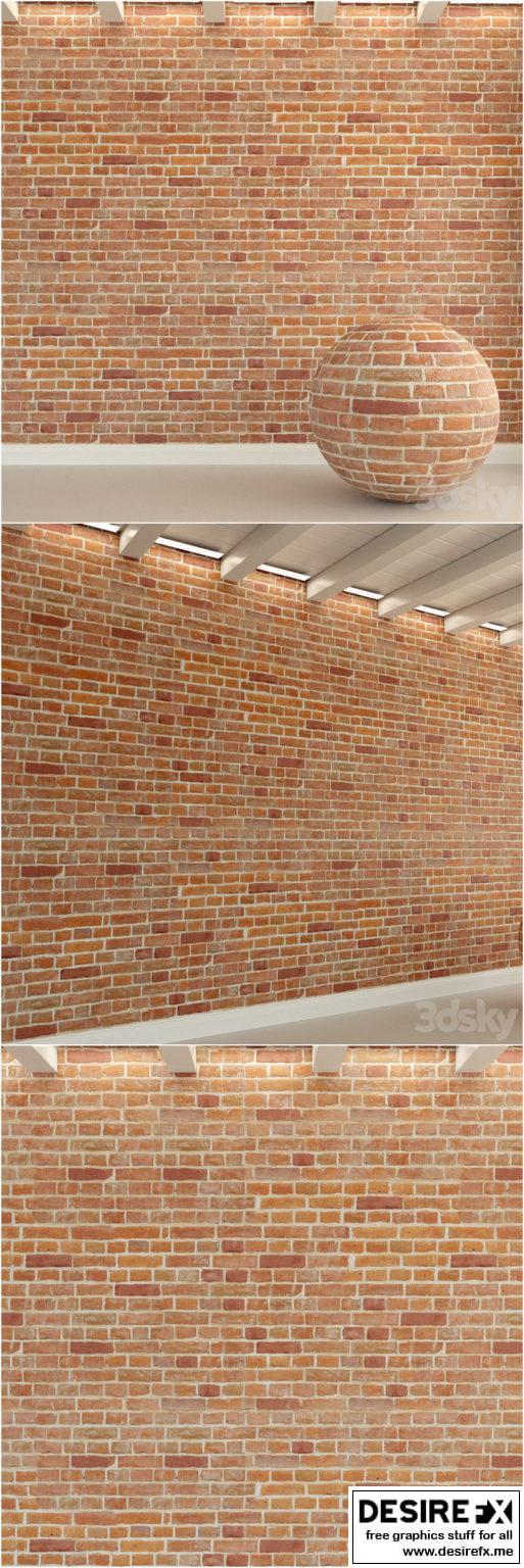 Desire FX 3d models | Brick wall. Old brick. 128 – 3D Model