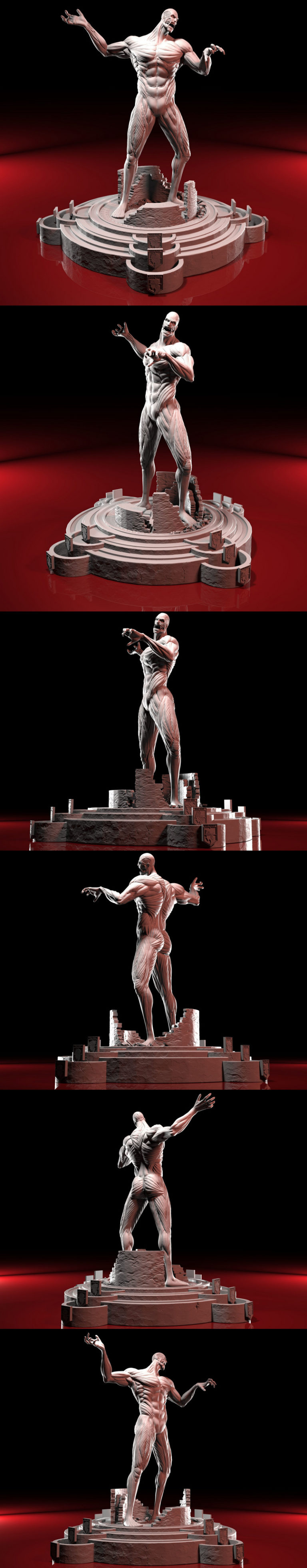 Desire FX 3d models | Colossal Titan – Shingeki no Kyojin – 3D Print Model