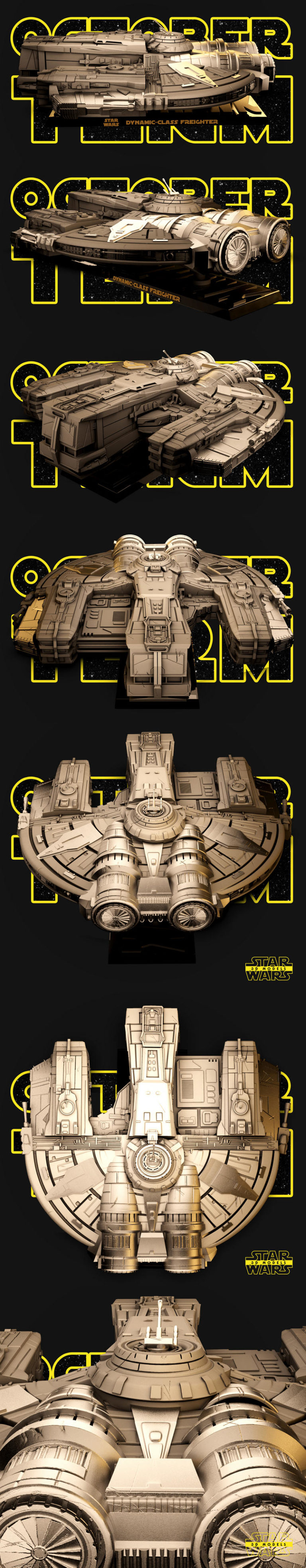 Desire FX 3d models | Eban Hawk – Star Wars – 3D Print Model
