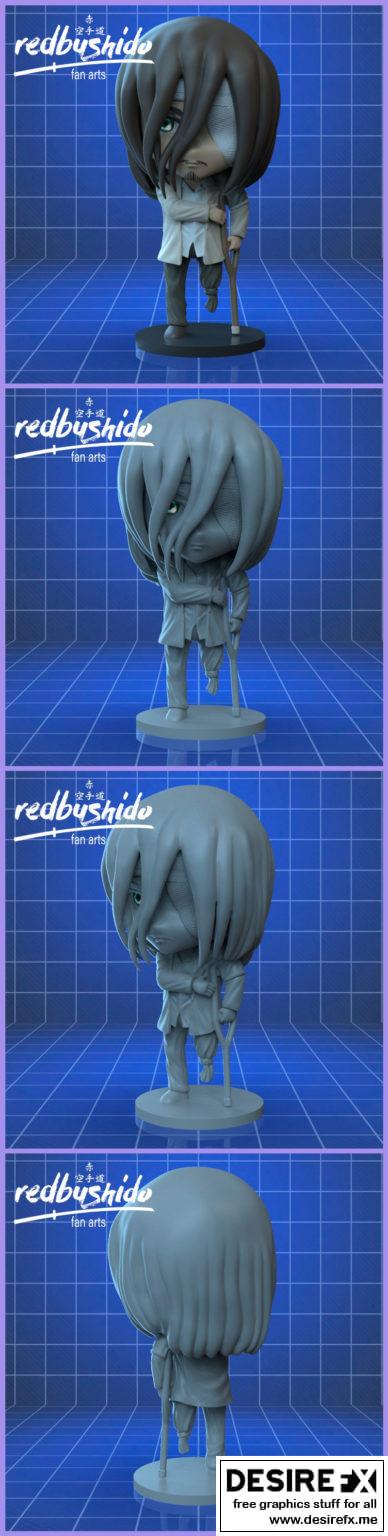Desire FX 3d models | Krueger Eren Jaeger Nendoroid – 3D Print Model