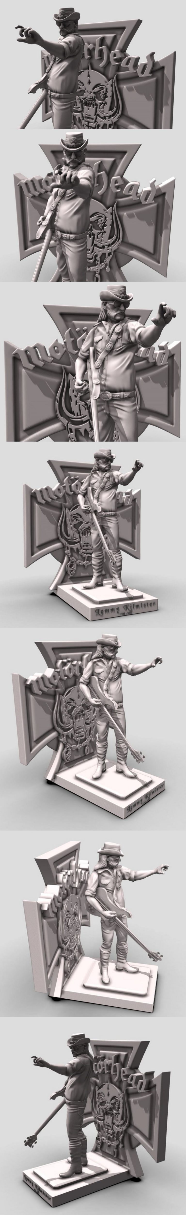 Desire FX 3d models | Lemmy Kilmister Motorhead – 3D Print Model