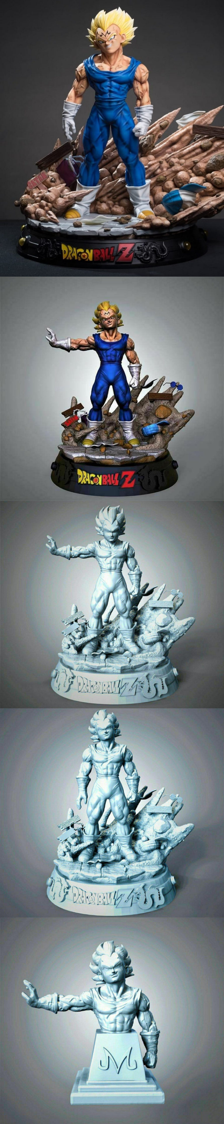 Desire FX 3d models | Majin Vegeta Big Bang – 3D Print Model