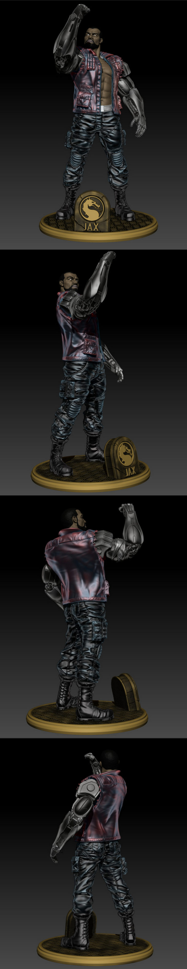 Desire FX 3d models | Mortal Kombat Jax – 3D Print Model