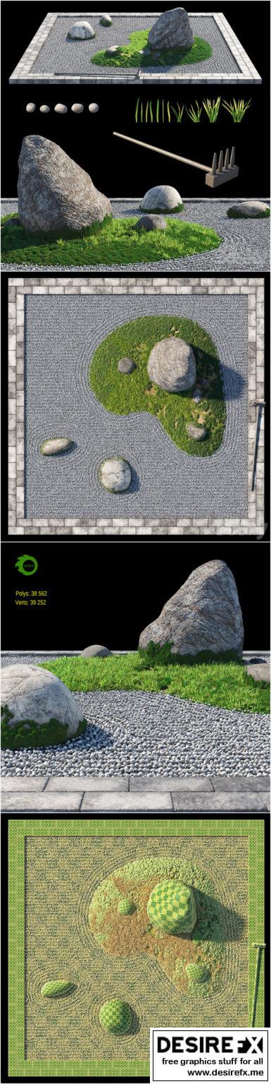 Desire FX 3d models | Rock Garden 2 – 3D Model