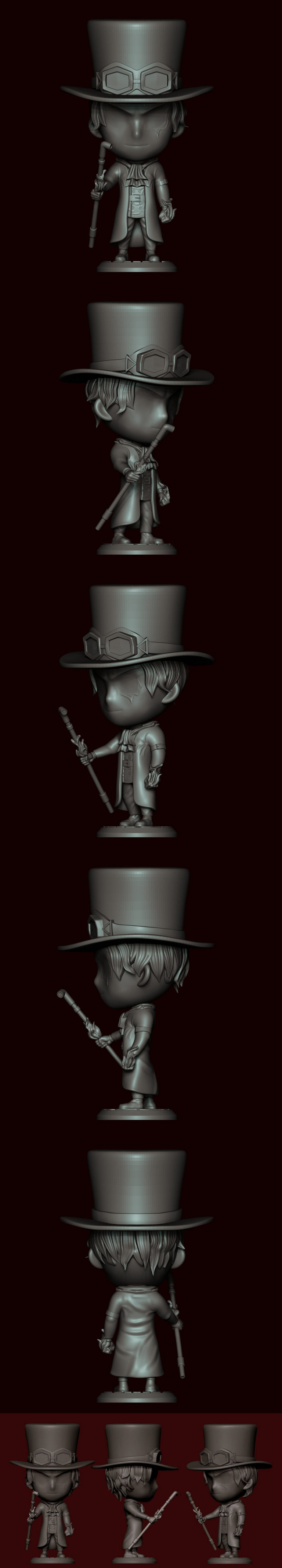 Desire FX 3d models | Sabo – One Piece – 3D Print Model