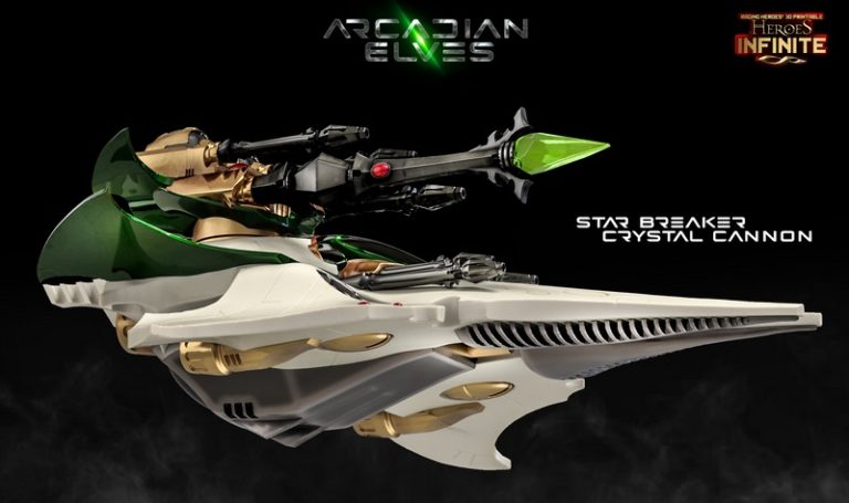 Desire FX 3d models | Star Breaker Crystal Cannon – 3D Print Model