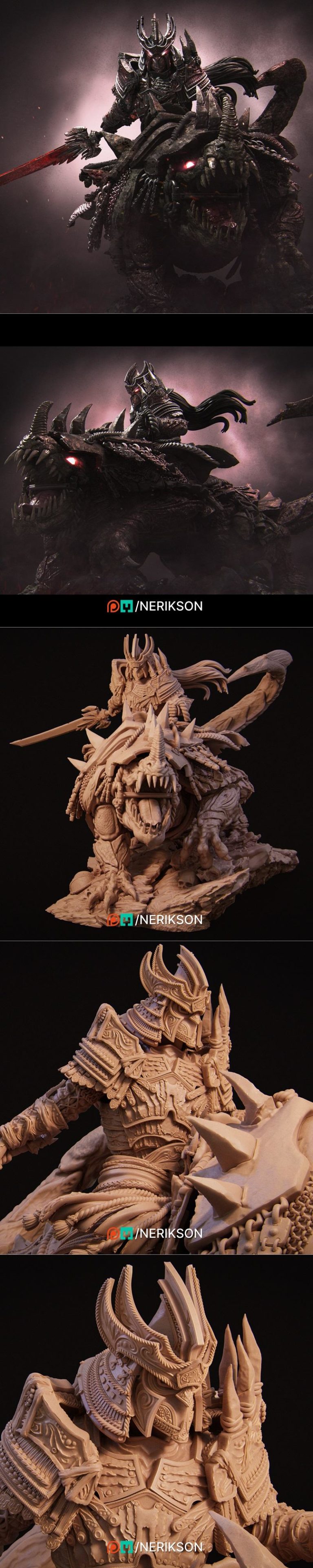Desire FX 3d models | Nerikson – Four Horseman War montado – 3D Print ...