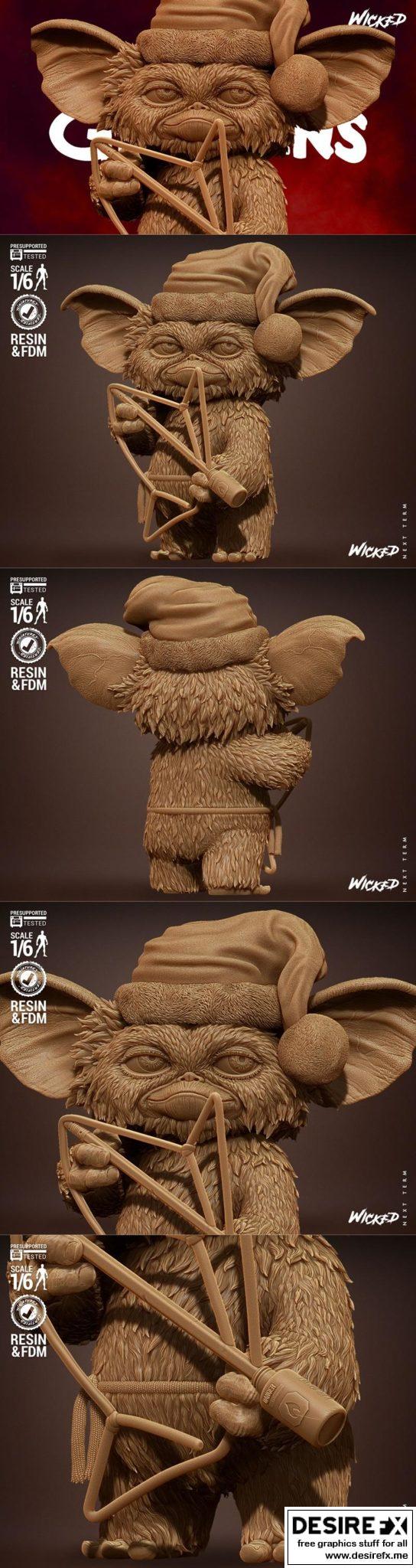 Desire FX 3d models | Wicked – Gremlins Gizmo Sculpture – 3D Print ...