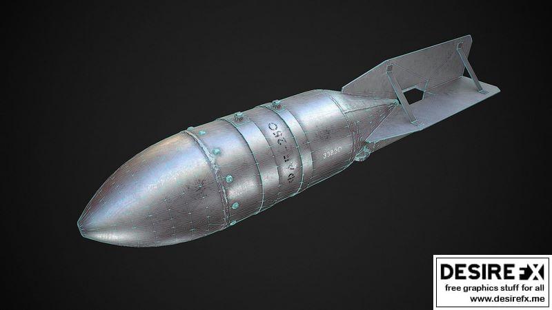 Desire FX 3d models | Soviet general purpose air-dropped bomb FAB-250 ...