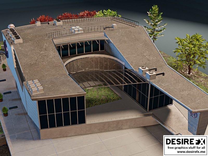 Desire FX 3d models | Avengers HQ – Avengers Low-poly 3D model