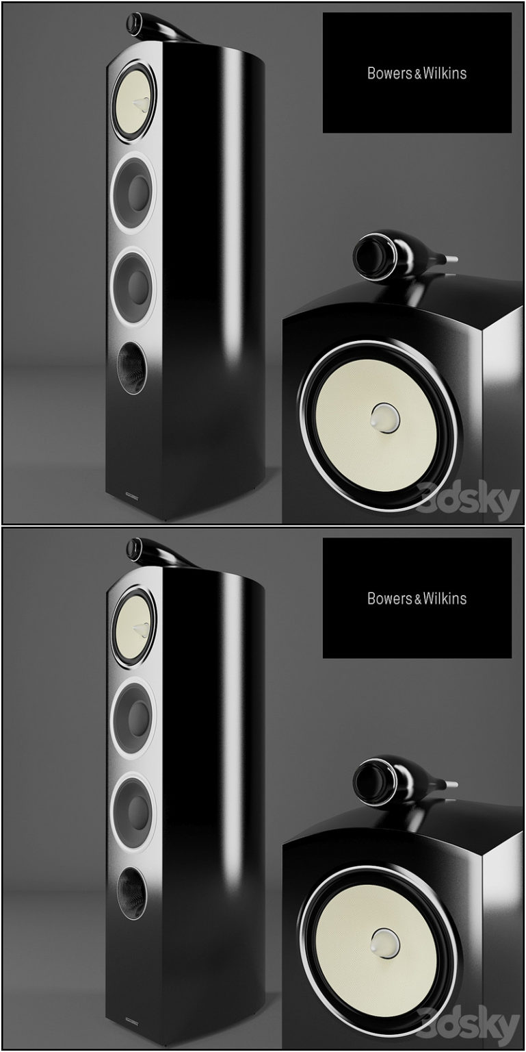 Desire FX 3d models | Bowers-wilkins Speakers Series Diamond 803 – 3D Model